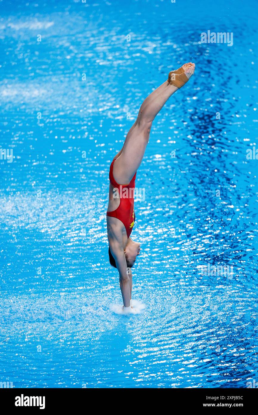 Hongchan Quan of People's Republic of China competes in the Diving ...