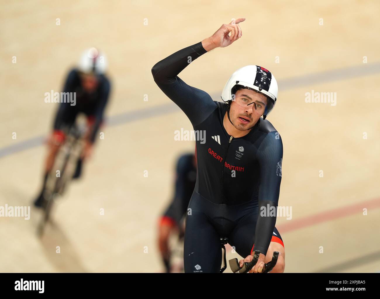 Great Britain's Charlie Tanfield celebrates after making the final of ...