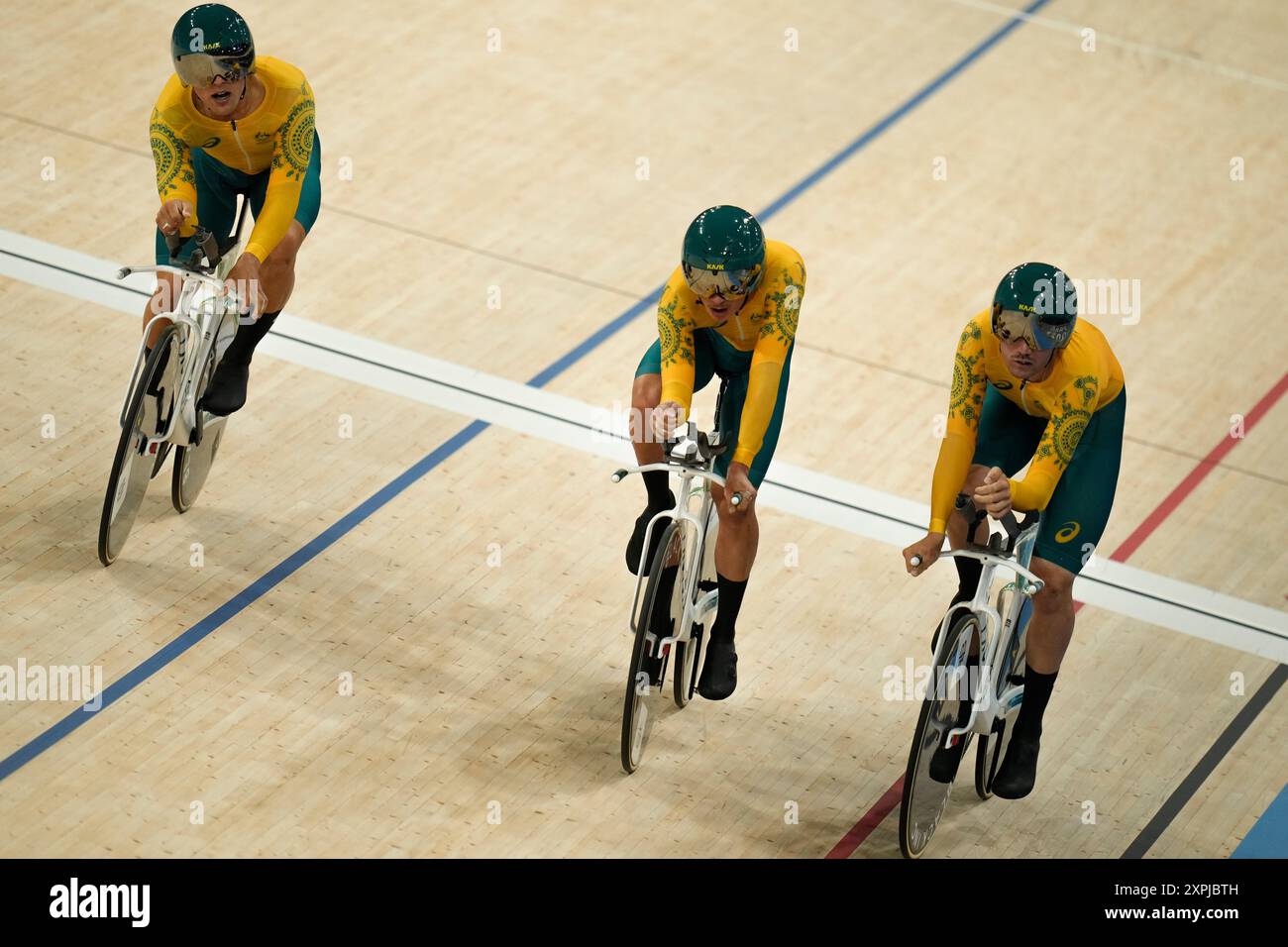 Australia's Oliver Bleddyn, Sam Welsford, Conor Leahy and Kelland O ...