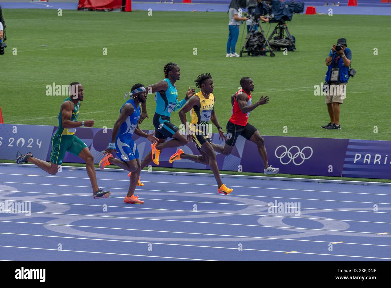 Paris, France - 08 03 2024: Olympic Games Paris 2024. View of men's ...