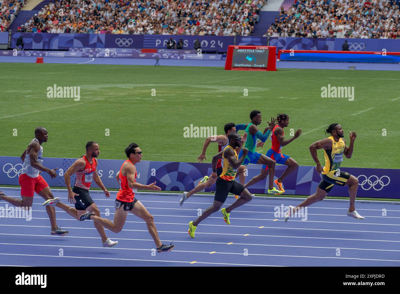 Paris, France - 08 03 2024: Olympic Games Paris 2024. View of men's ...