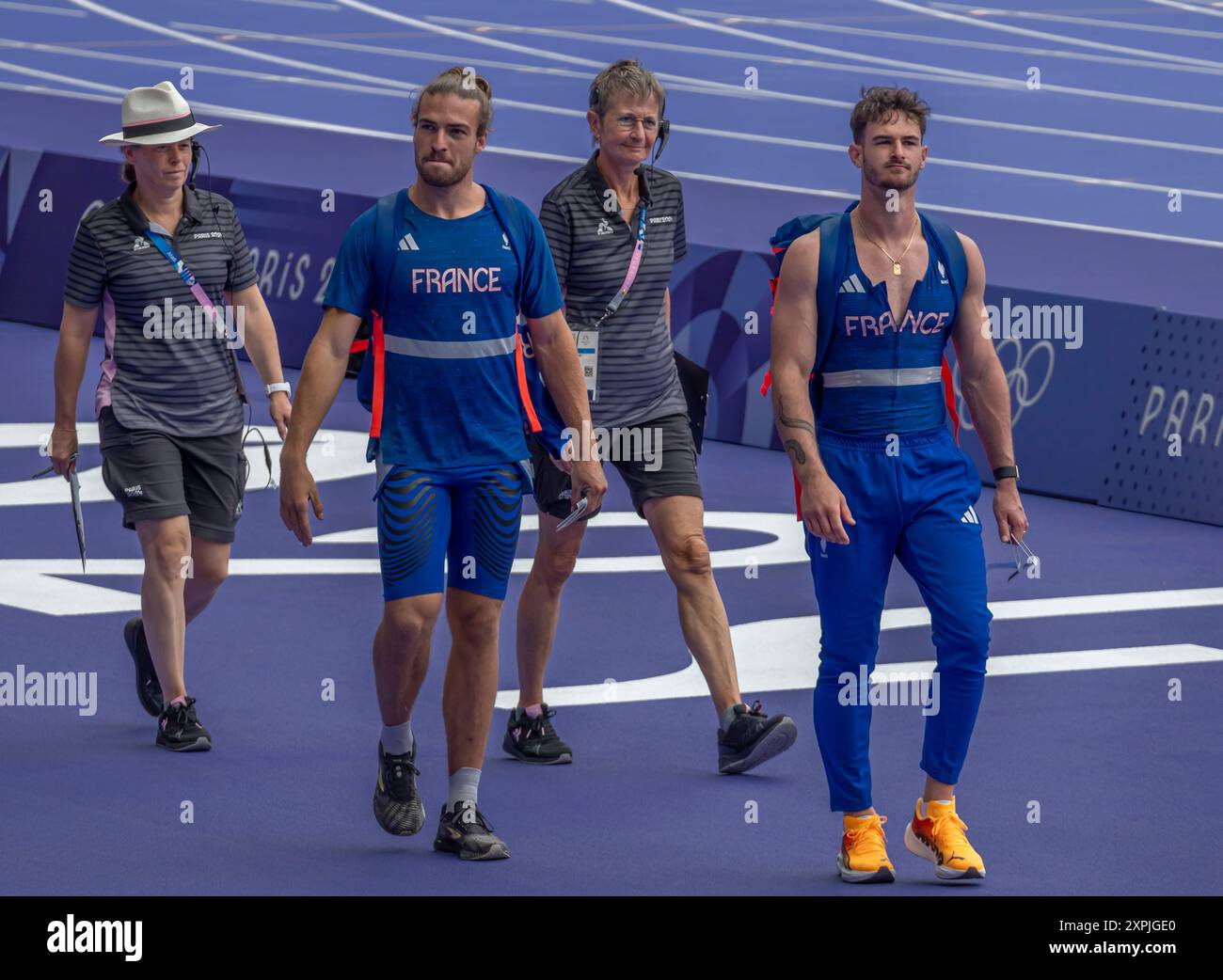 Paris, France - 08 03 2024: Olympic Games Paris 2024. View of men's ...