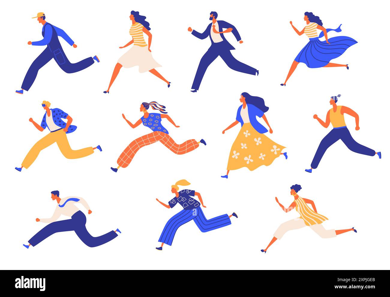 Male runner running on Stock Vector Images - Alamy