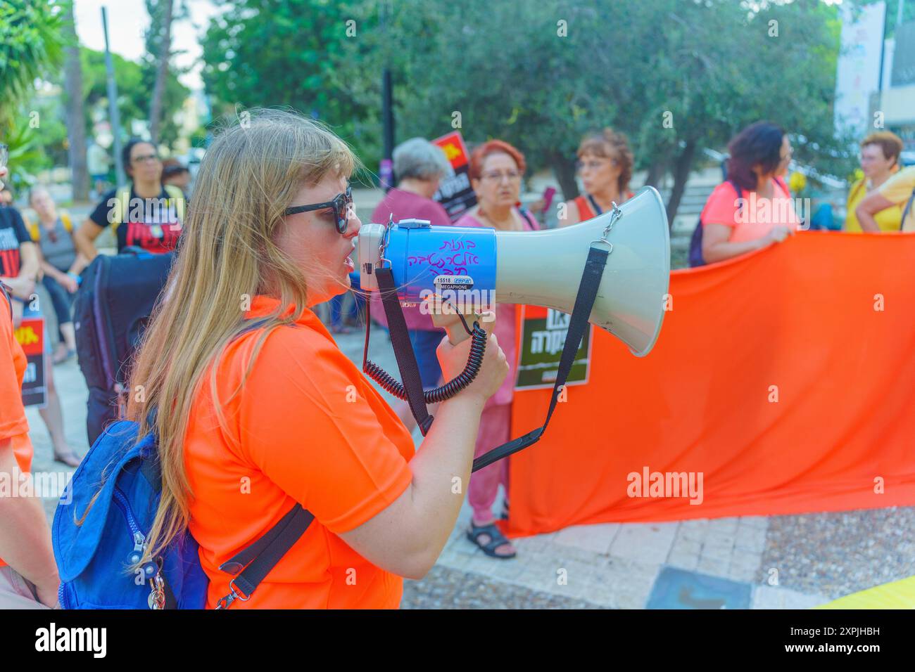 Haifa, Israel - August 05, 2024: People are marking the Fifth birthday ...