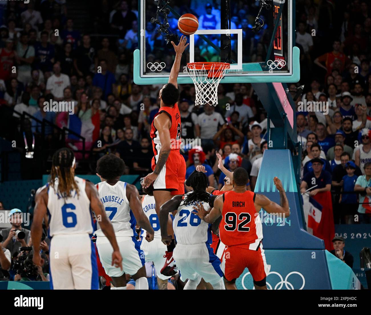 PARIS - FRANCE, 06/08/2024 - Paris Olympic Games, Basketball France and ...