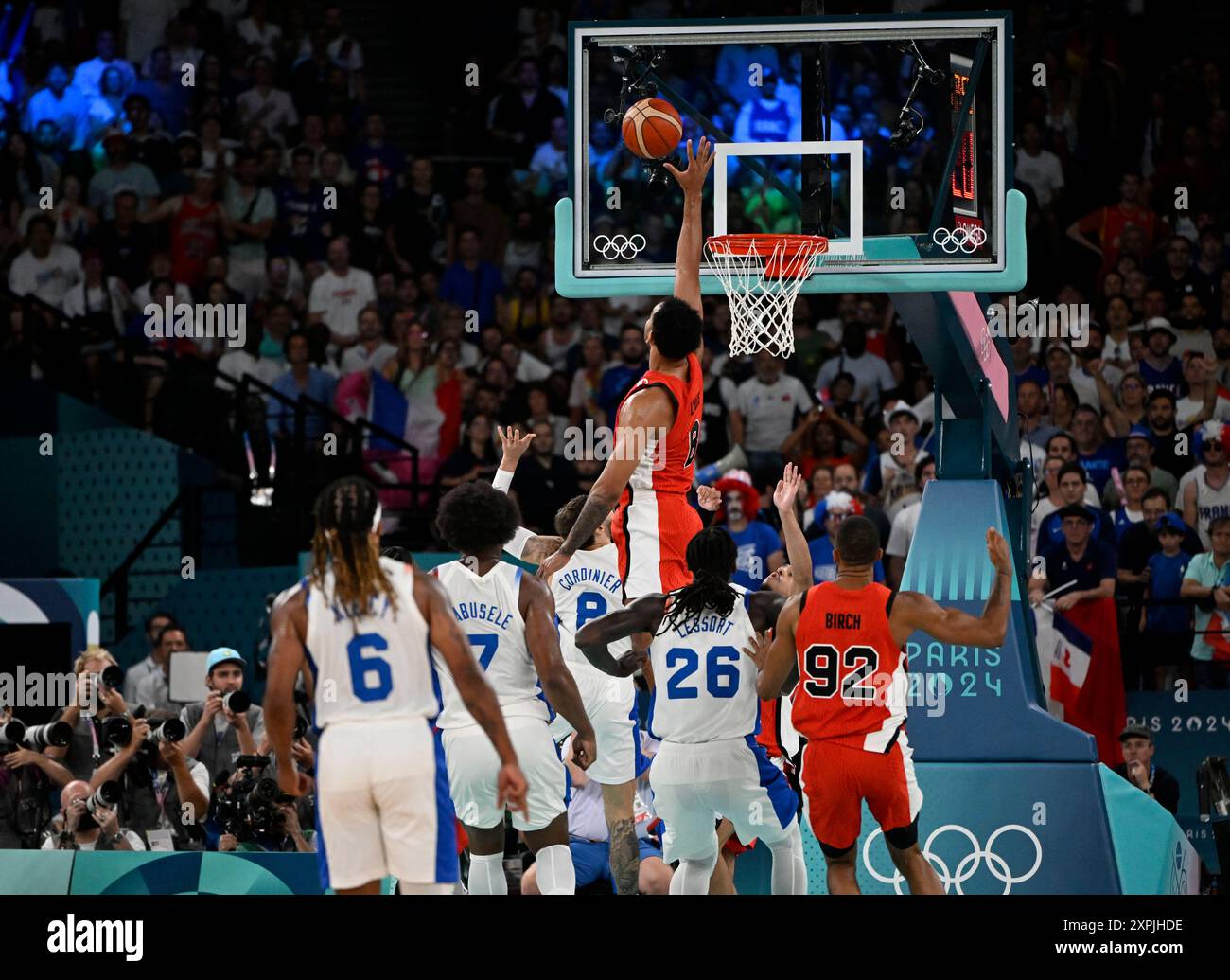 PARIS - FRANCE, 06/08/2024 - Paris Olympic Games, Basketball France and ...