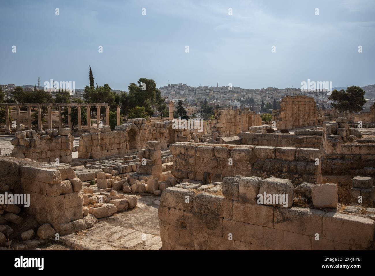 Jerash, Jordan - October 22, 2023: The Greco-Roman City of Gerasa and ...