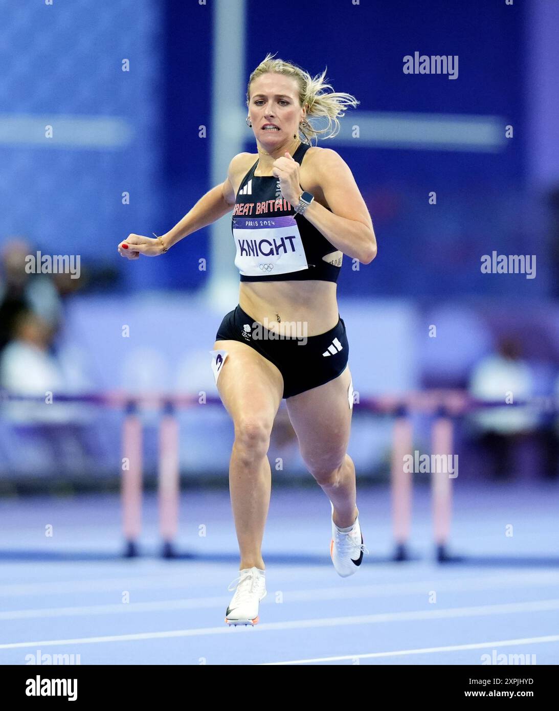 Great Britain's Jessie Knight during the Women's 400m Hurdles Semi ...
