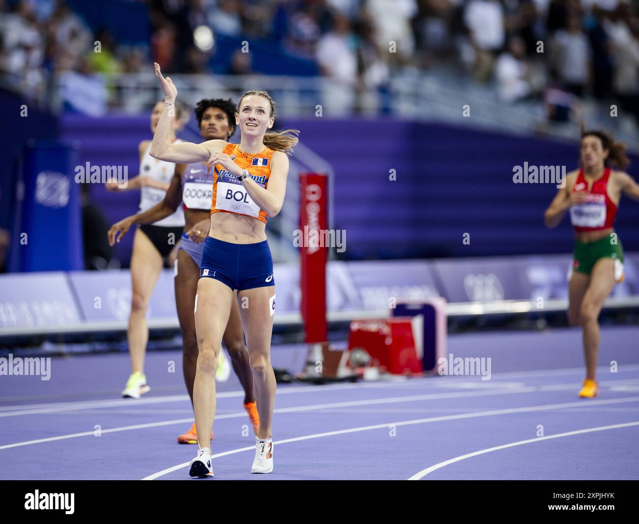 Paris, France. 06th Aug, 2024. PARIS - Dutch athlete Femke Bol during ...