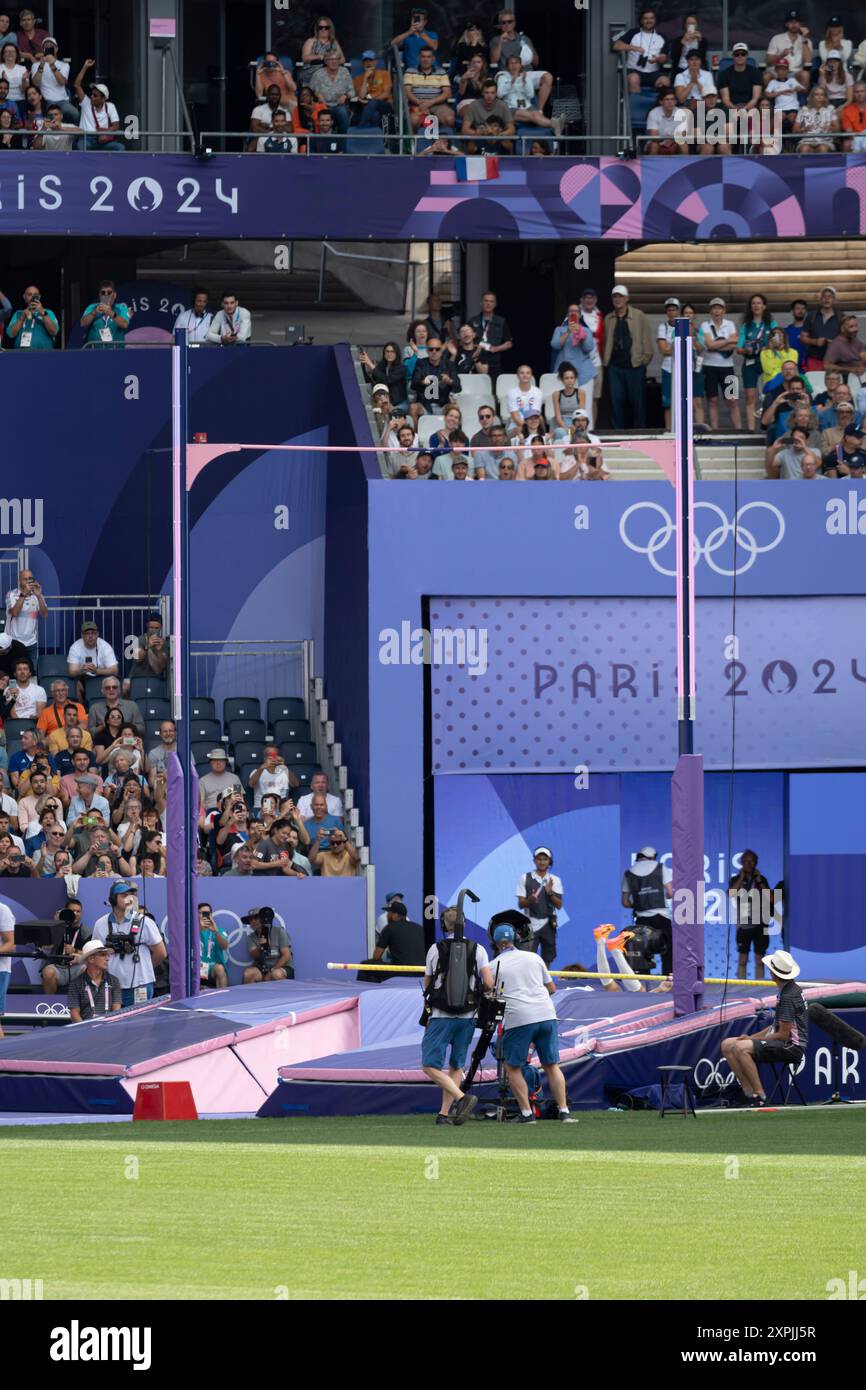 Paris, France - 08 03 2024: Olympic Games Paris 2024. View of men's ...