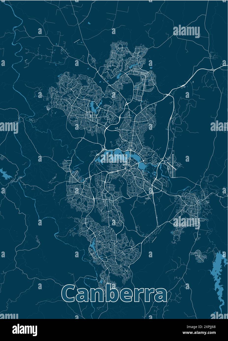 Canberra poster Stock Vector Images - Alamy