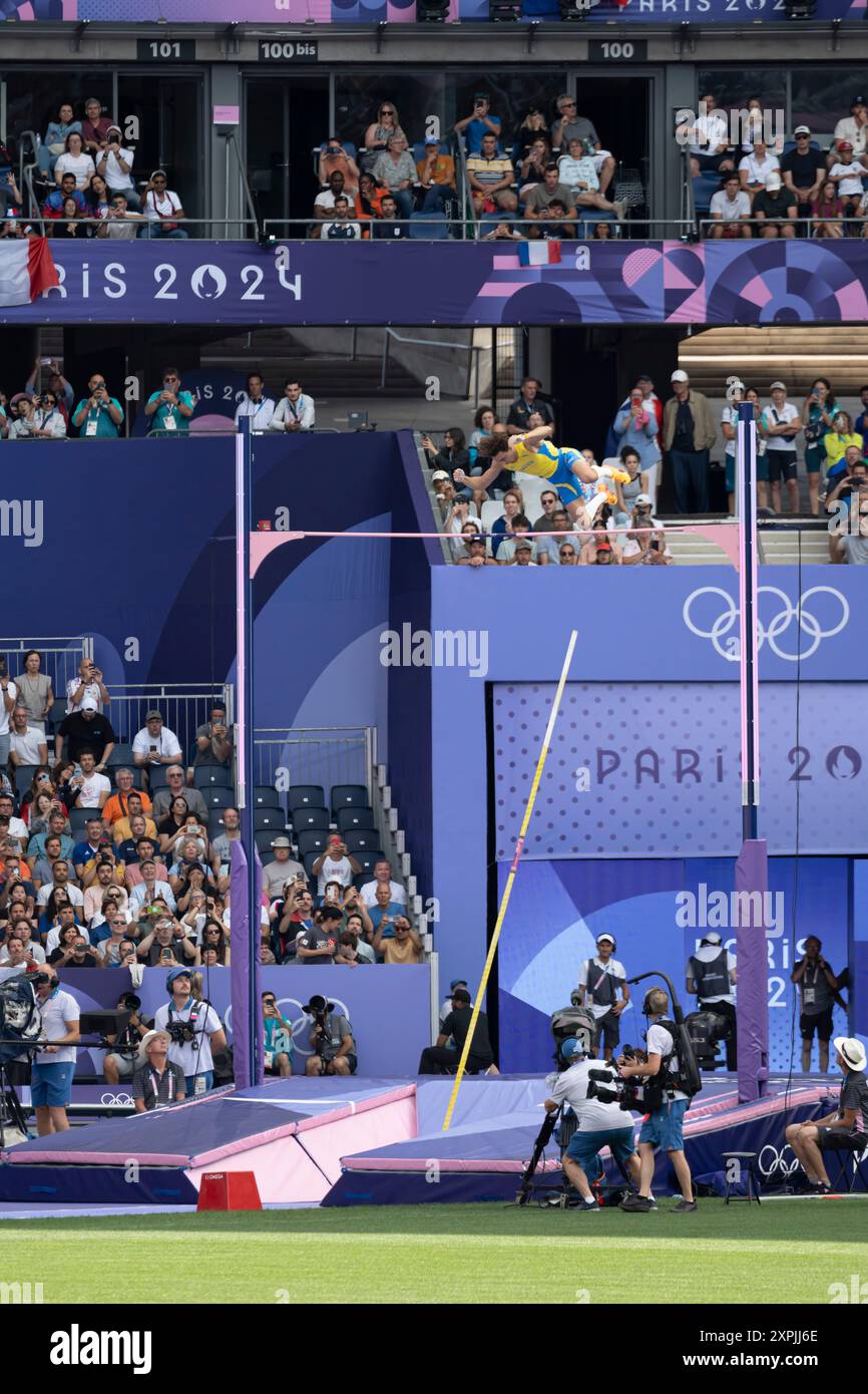 Paris, France - 08 03 2024: Olympic Games Paris 2024. View of men's ...