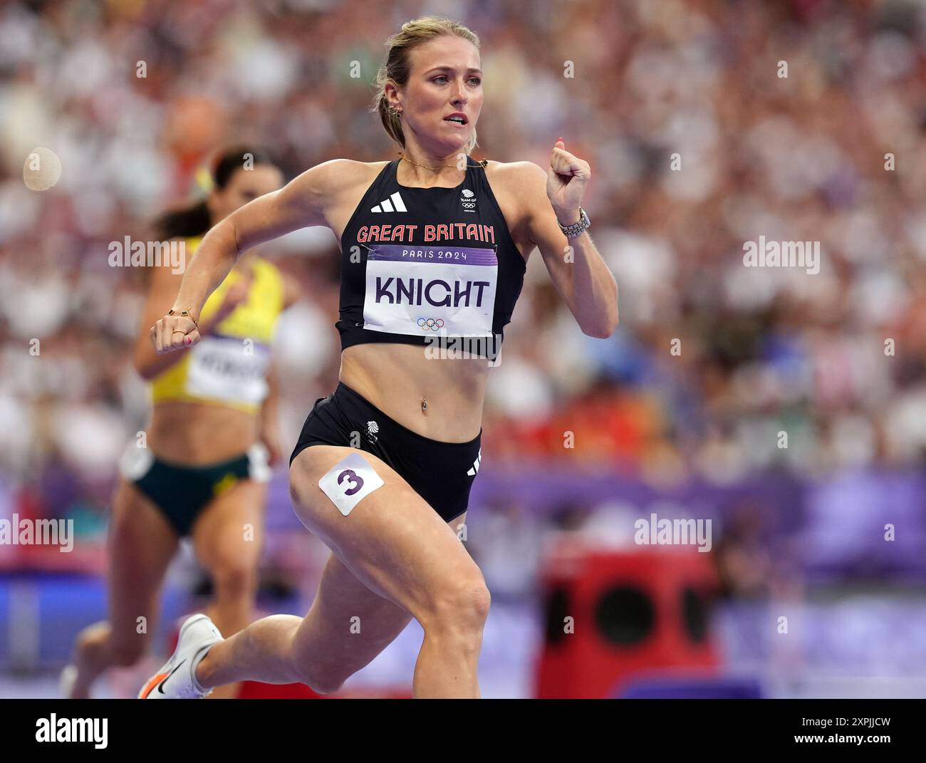 Great Britain's Jessie Knight during the Women's 400m Hurdles Semi ...