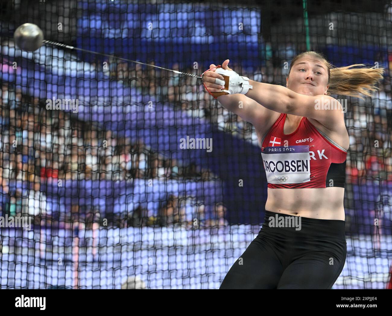 Paris, France. 6th Aug, 2024. Katrine Koch Jacobsen of Denmark competes ...