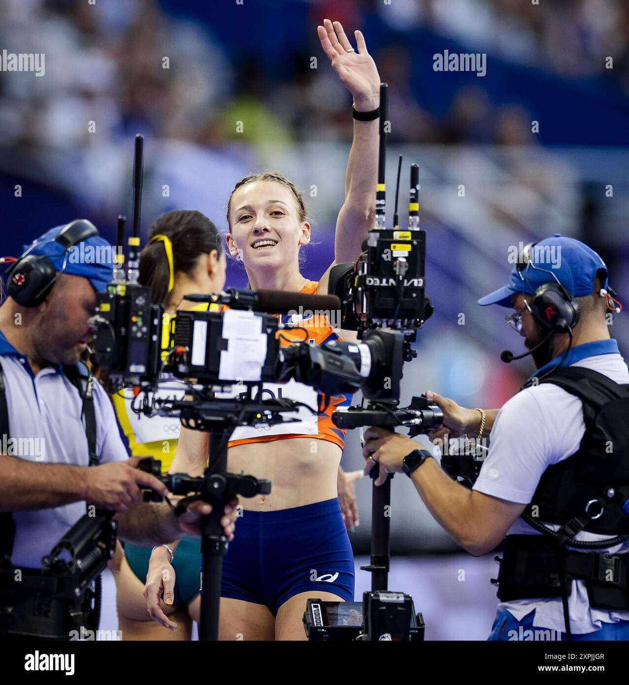 Paris, France. 06th Aug, 2024. PARIS - Dutch athlete Femke Bol after ...