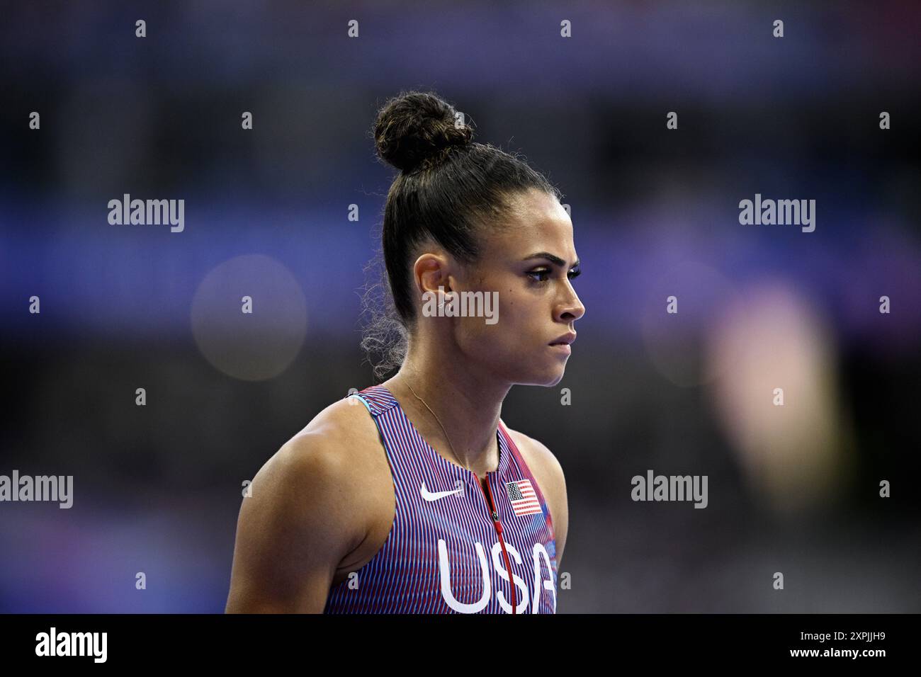 Paris, France. 06th Aug, 2024. USA' Sydney Mc Laughlin Levrone pictured ...