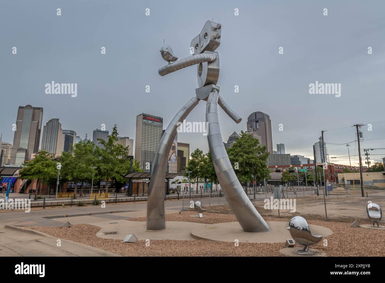 The Traveling Man Sculpture Stock Photo - Alamy