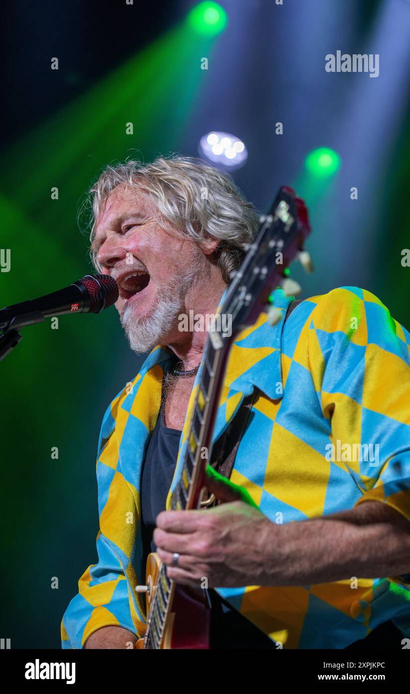 Nick Barrett, vocalist and lead guitarist with progressive rock band ...