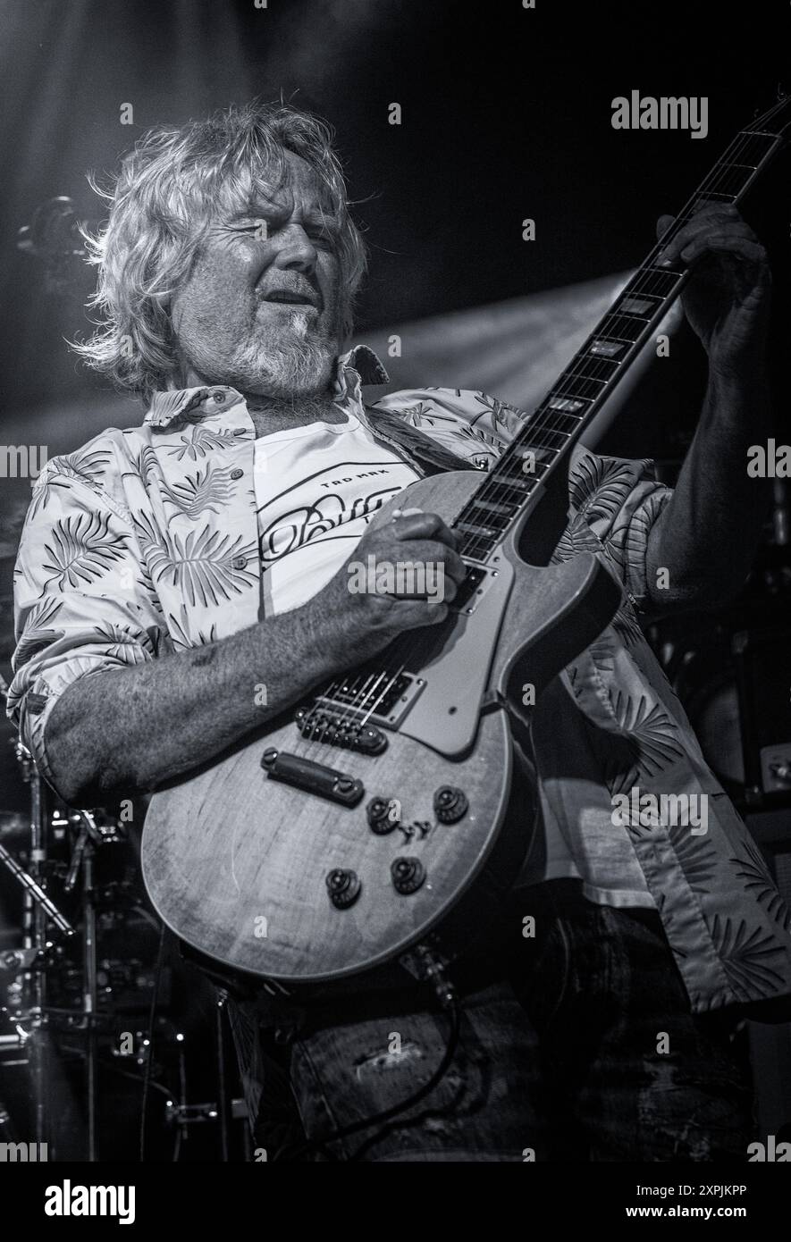 Nick Barrett, vocalist and lead guitarist with progressive rock band ...