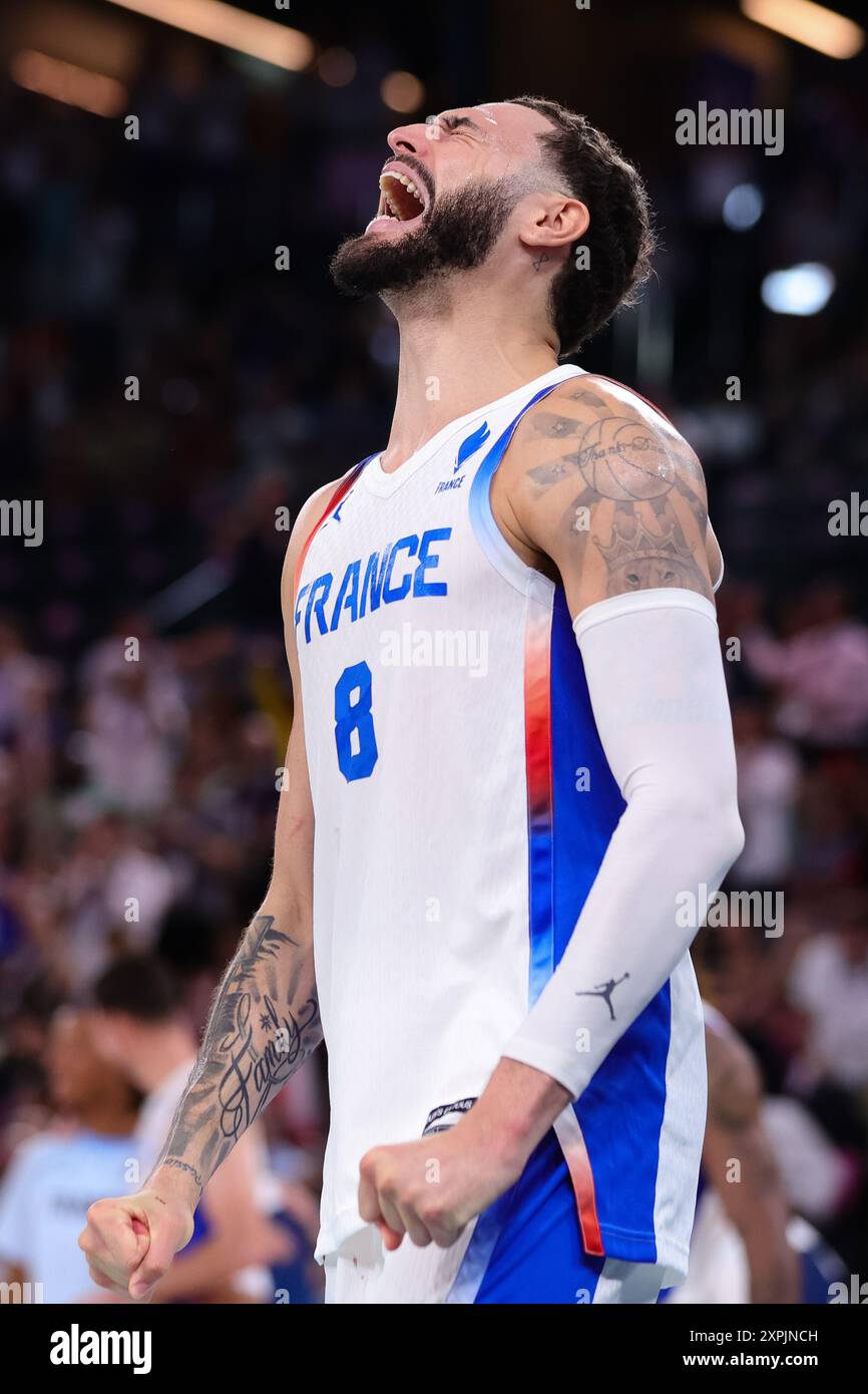 Paris, France, 6 August, 2024. Isaia Cordinier of Team France ...