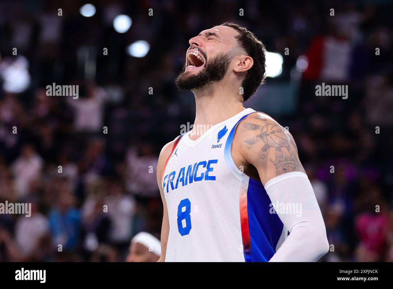 Paris, France, 6 August, 2024. Isaia Cordinier of Team France ...
