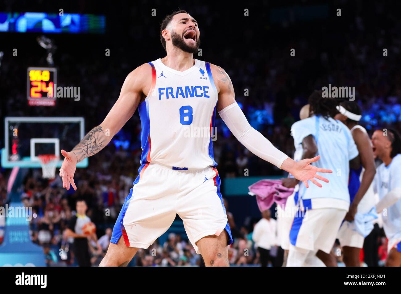 Paris, France, 6 August, 2024. Isaia Cordinier of Team France ...