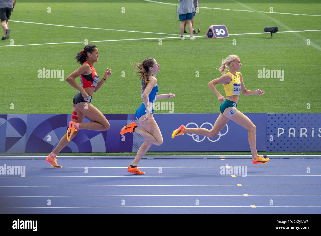 Paris, France - 08 03 2024: Olympic Games Paris 2024. View of wommen's ...