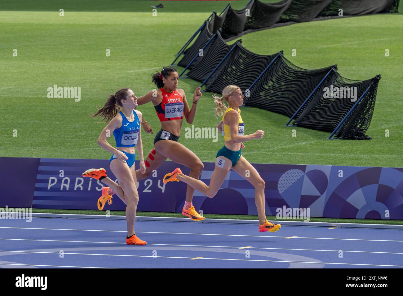Paris, France - 08 03 2024: Olympic Games Paris 2024. View of wommen's ...
