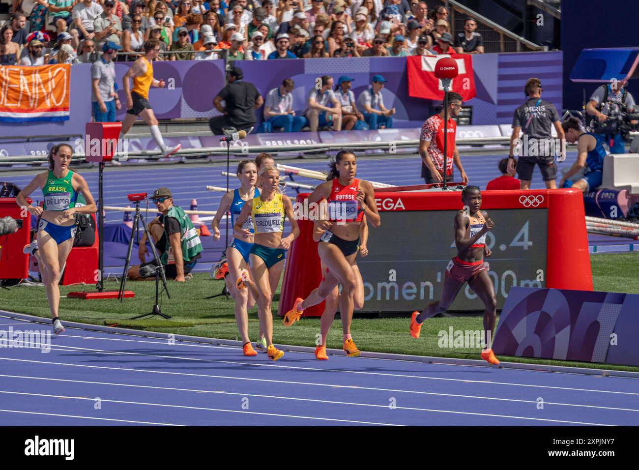 Paris, France - 08 03 2024: Olympic Games Paris 2024. View of wommen's ...