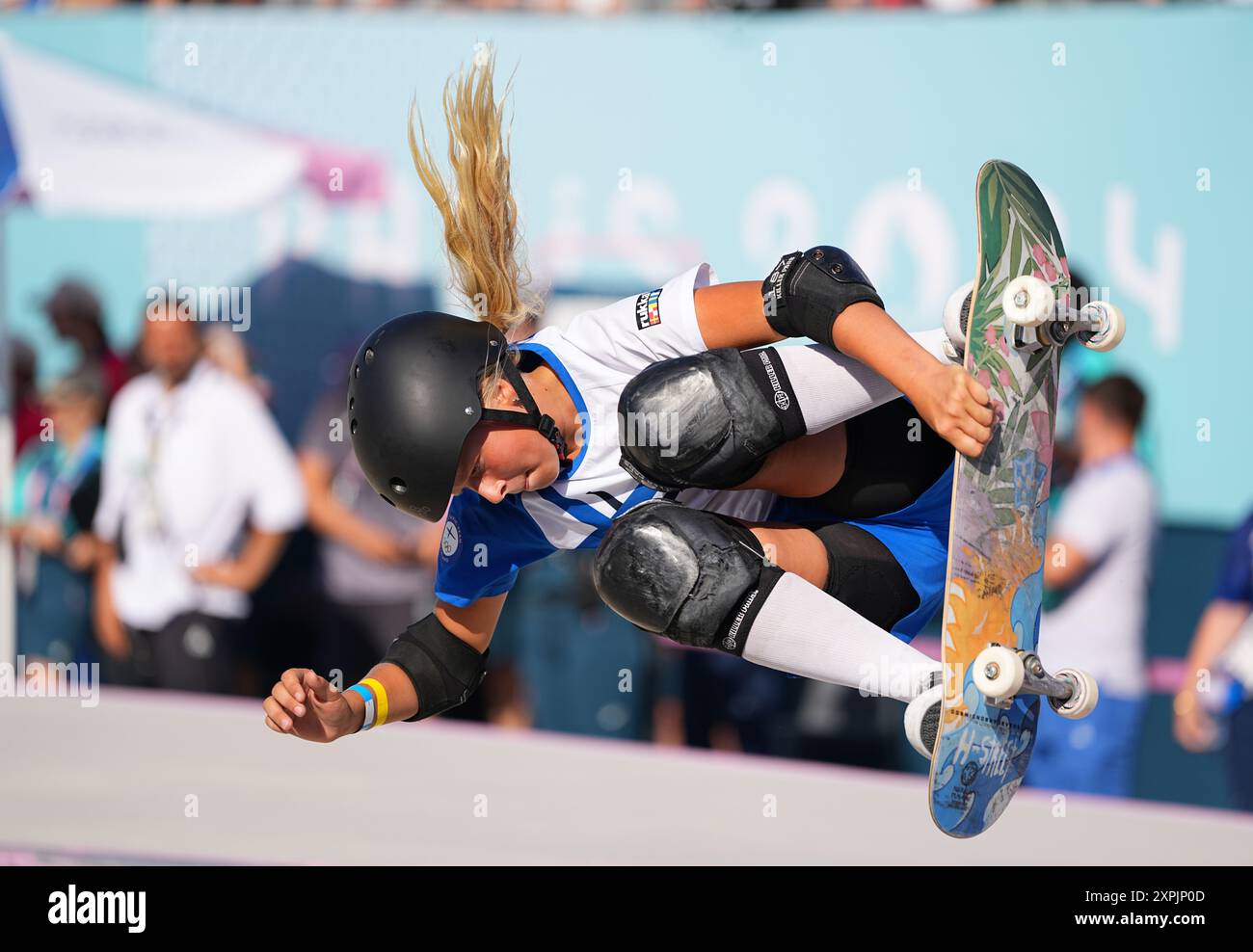 Paris, France. 6 August, 2024. Heili Sirvio (Finland) competes during ...