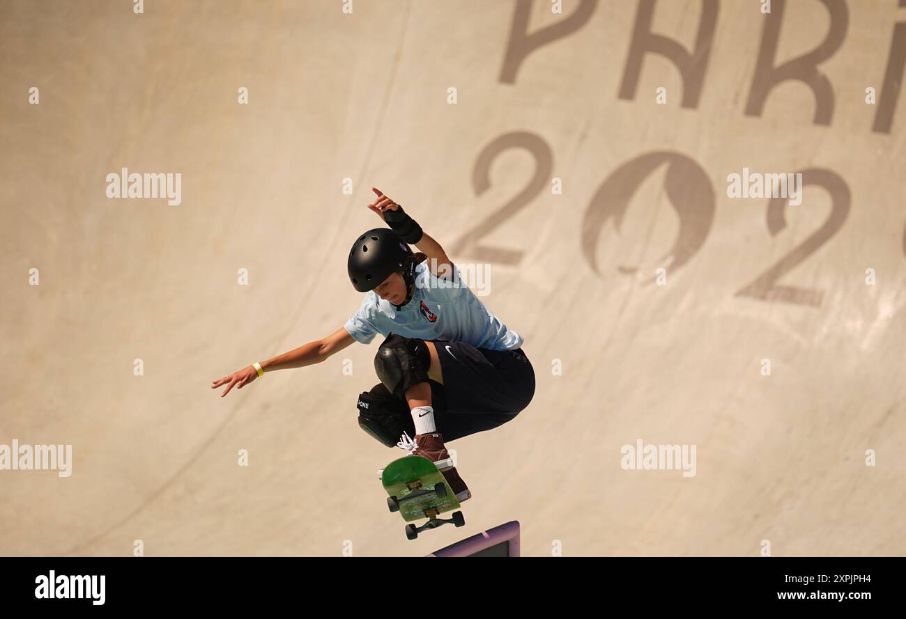 Paris, France. 6 August, 2024. Minna Stess (United States of America ...