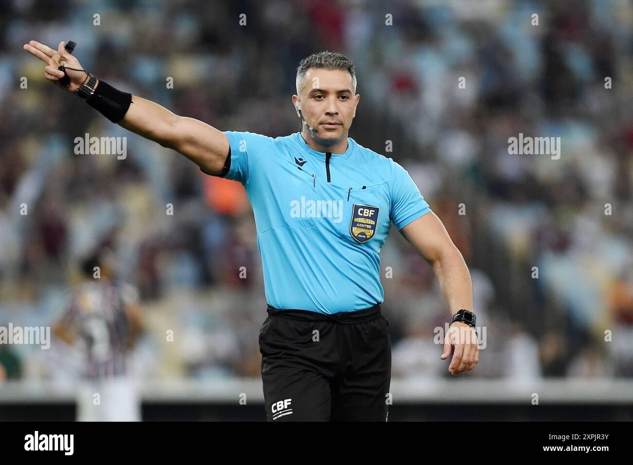 Rio de Janeiro, Brazil, July 4, 2024. Football referee Felipe de Lima ...