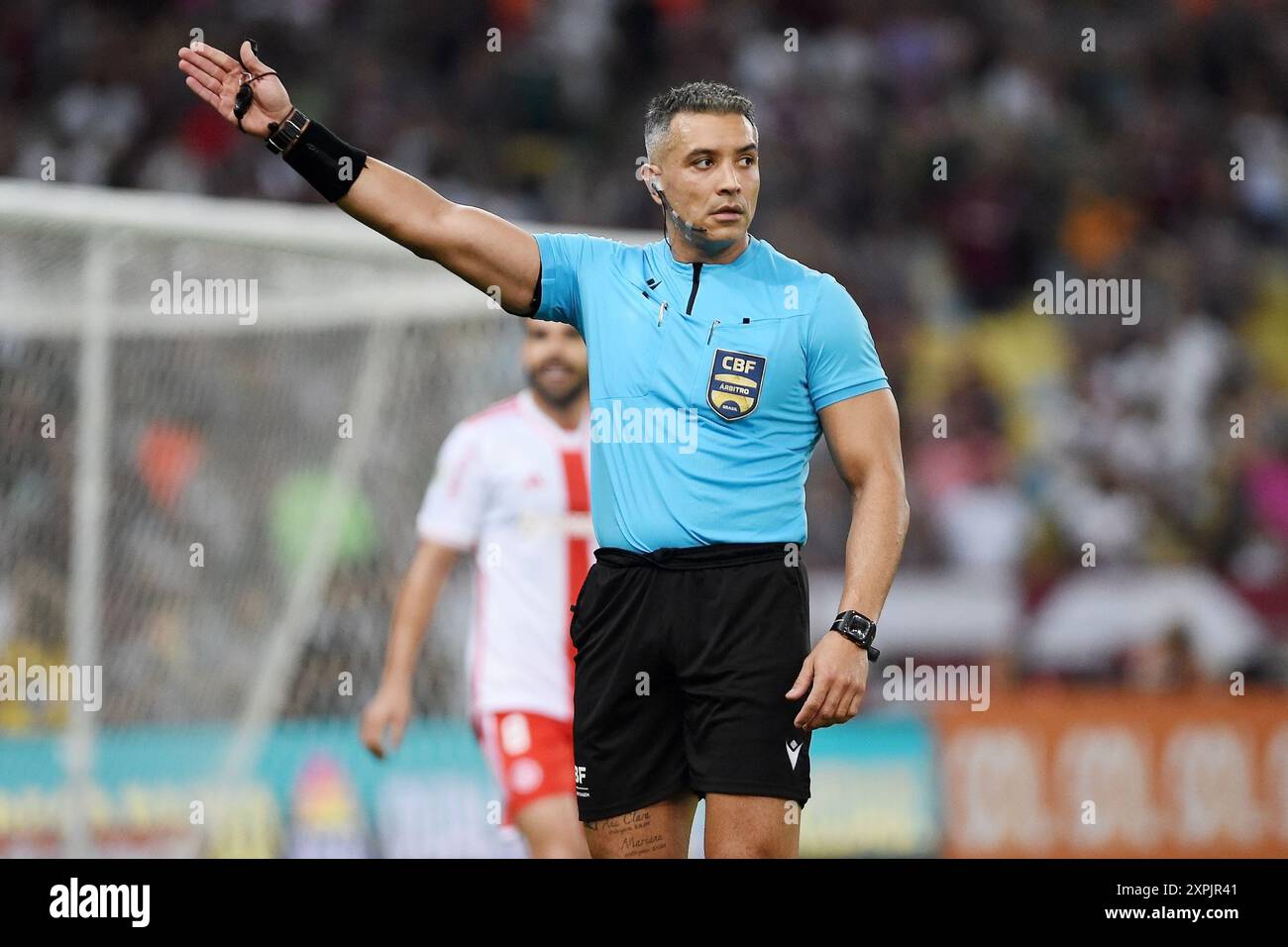 Rio de Janeiro, Brazil, July 4, 2024. Football referee Felipe de Lima ...