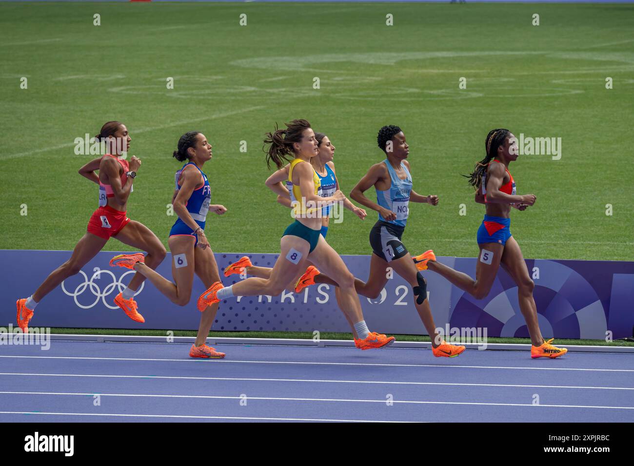 Paris, France - 08 03 2024: Olympic Games Paris 2024. View of wommen's ...