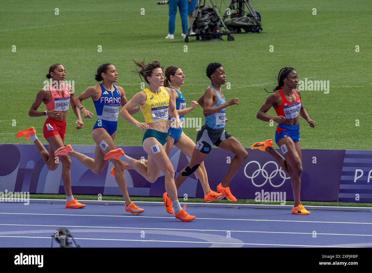 Paris, France - 08 03 2024: Olympic Games Paris 2024. View of wommen's ...