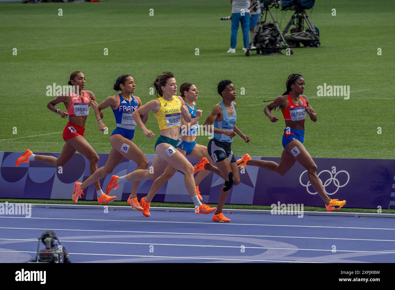 Paris, France - 08 03 2024: Olympic Games Paris 2024. View of wommen's ...