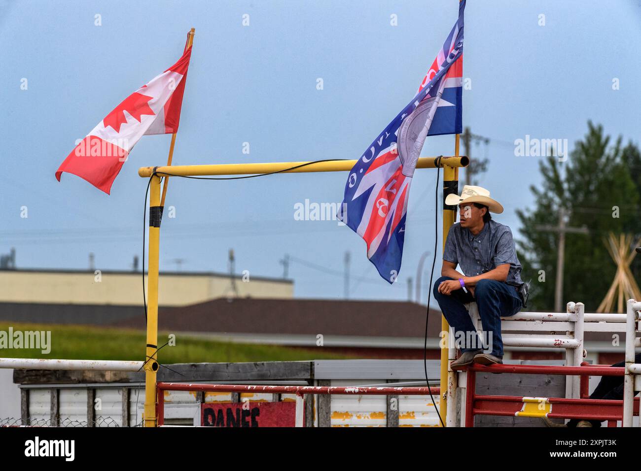 Treaty six flag hi-res stock photography and images - Alamy