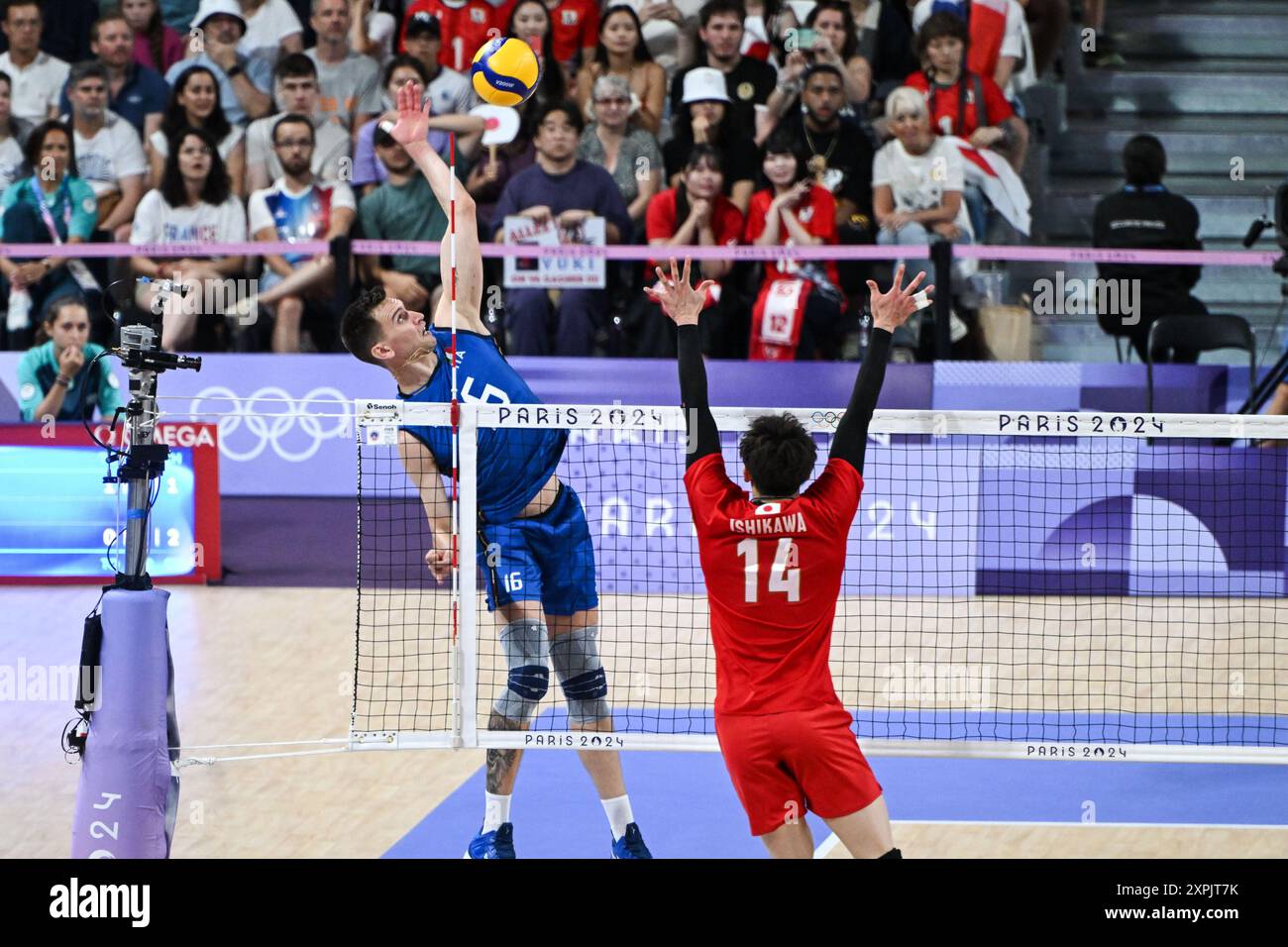 Yuri Romano of Italy during the Olympic Game volleyball Men, quarter ...