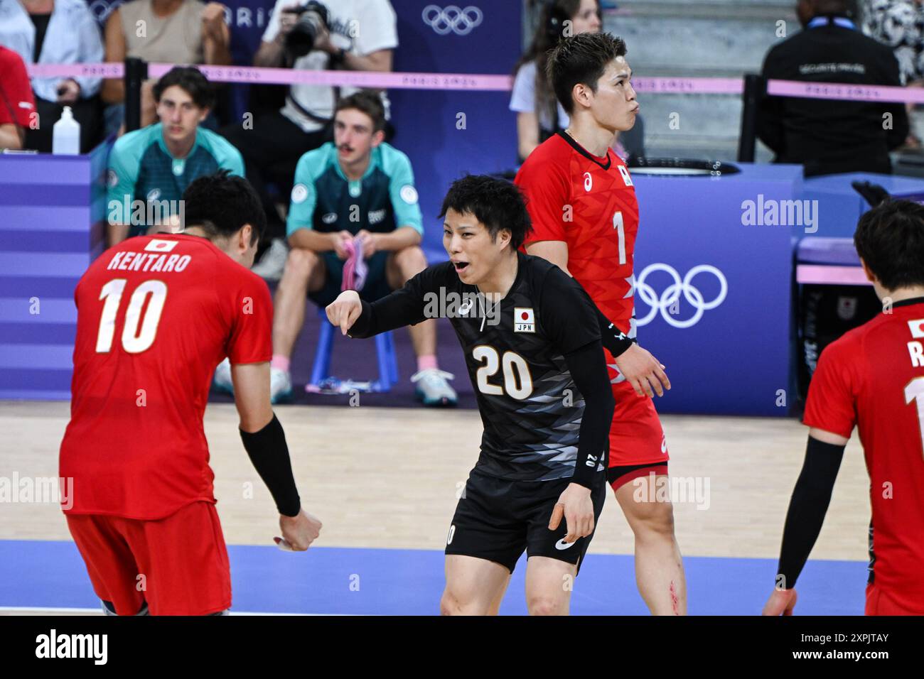 Tomohiro Yamamoto of Japan during the Olympic Game volleyball Men ...