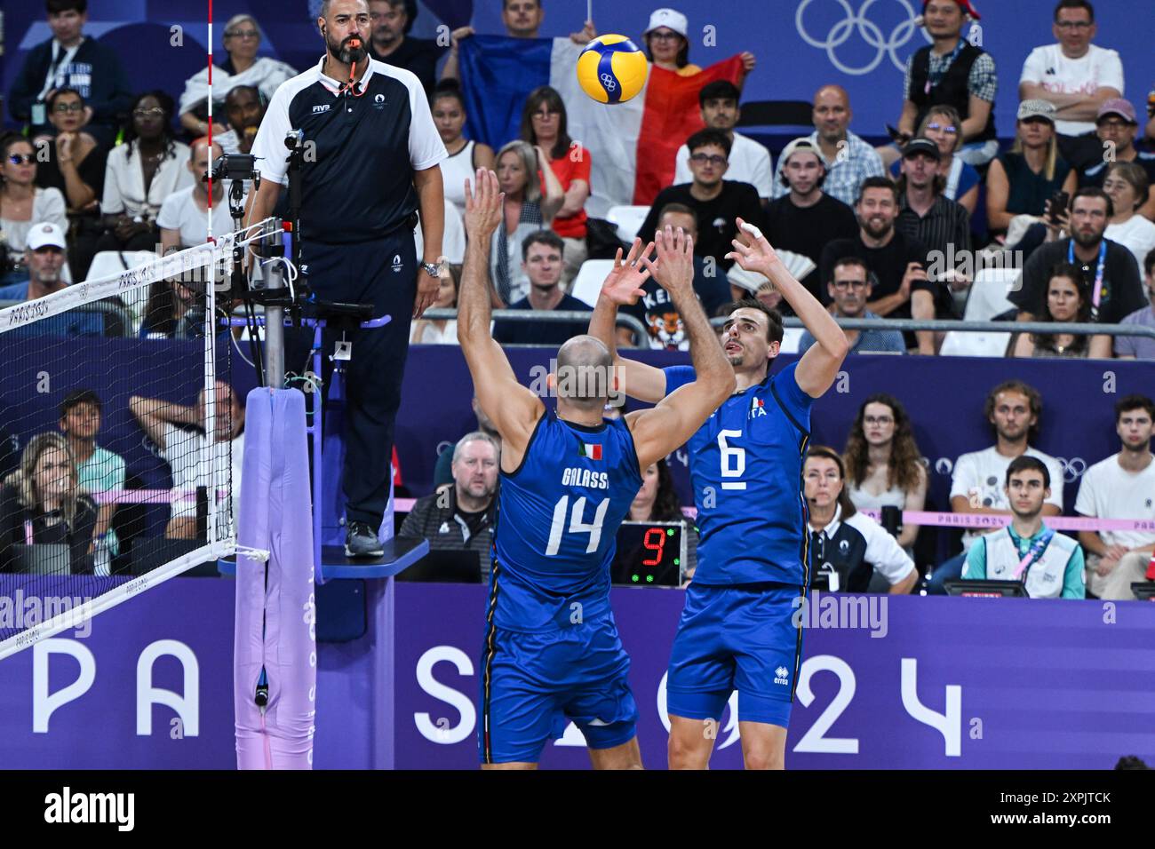 Simone Giannelli of Italy during the Olympic Game volleyball Men ...