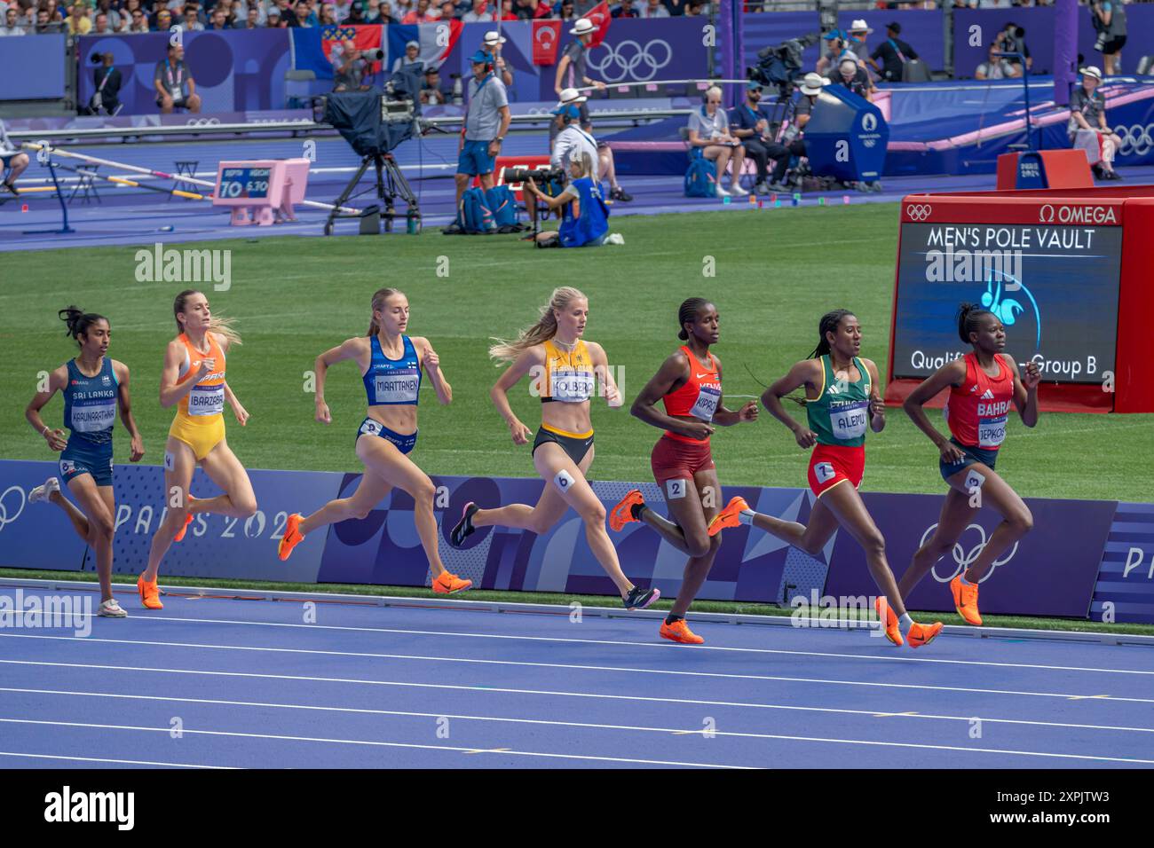 Paris, France - 08 03 2024: Olympic Games Paris 2024. View of wommen's ...