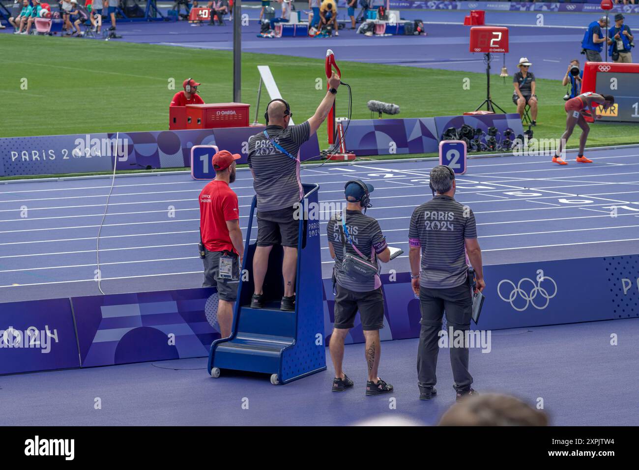 Paris, France - 08 03 2024: Olympic Games Paris 2024. View of wommen's ...