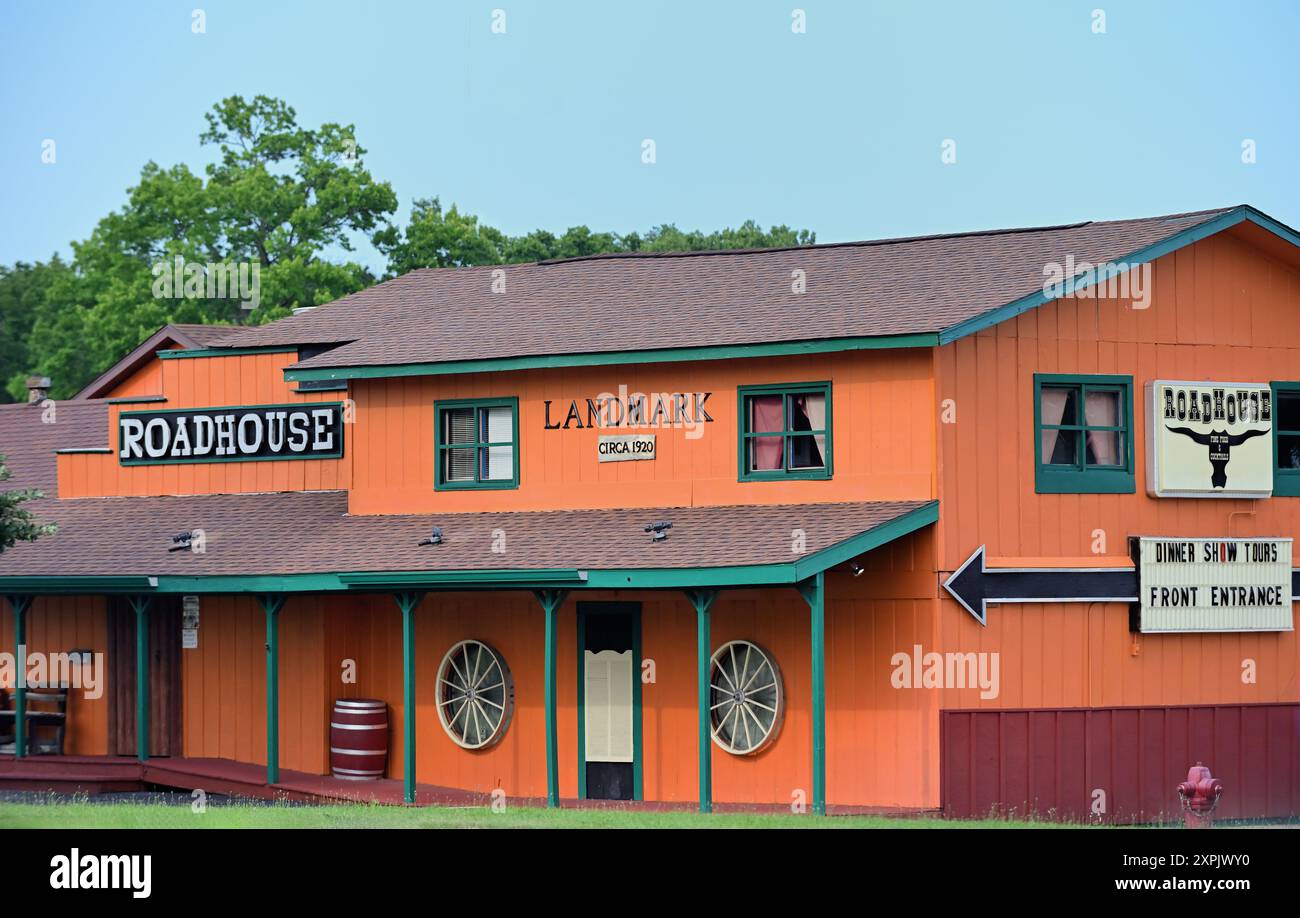 Oregon, Illinois, USA. The Stage West Roadhouse or simply The Roadhouse ...