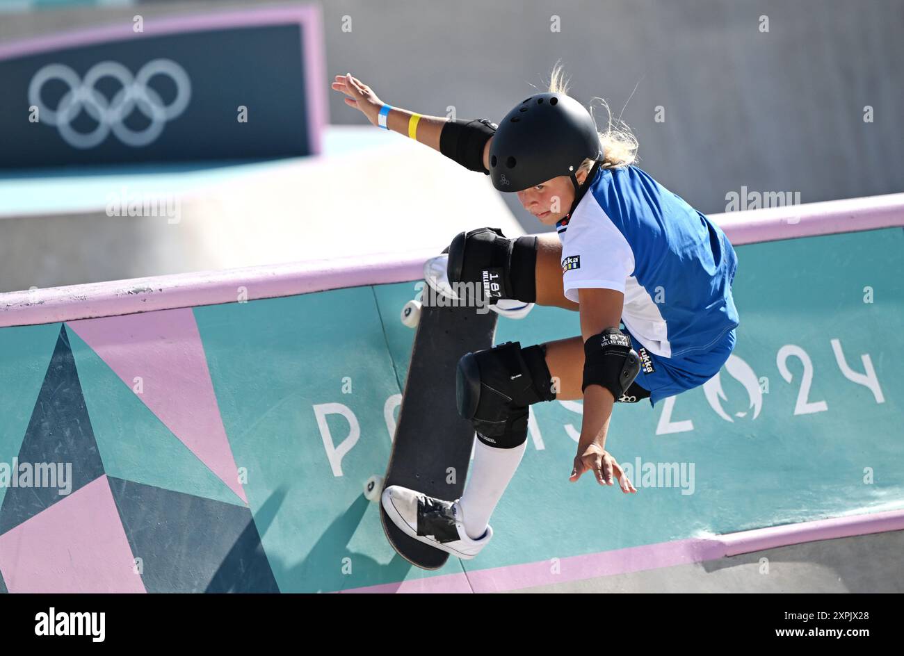 Paris, France. 6th Aug, 2024. Heili Sirvio of Finland competes during ...