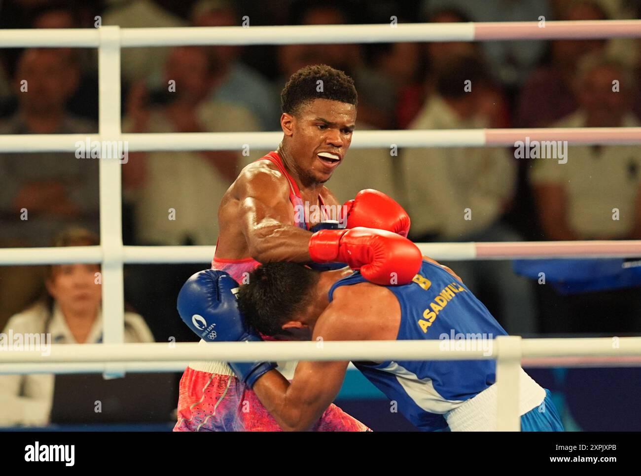 Paris, France. 06th Aug, 2024. August 06 2024: Omari Jones (United ...