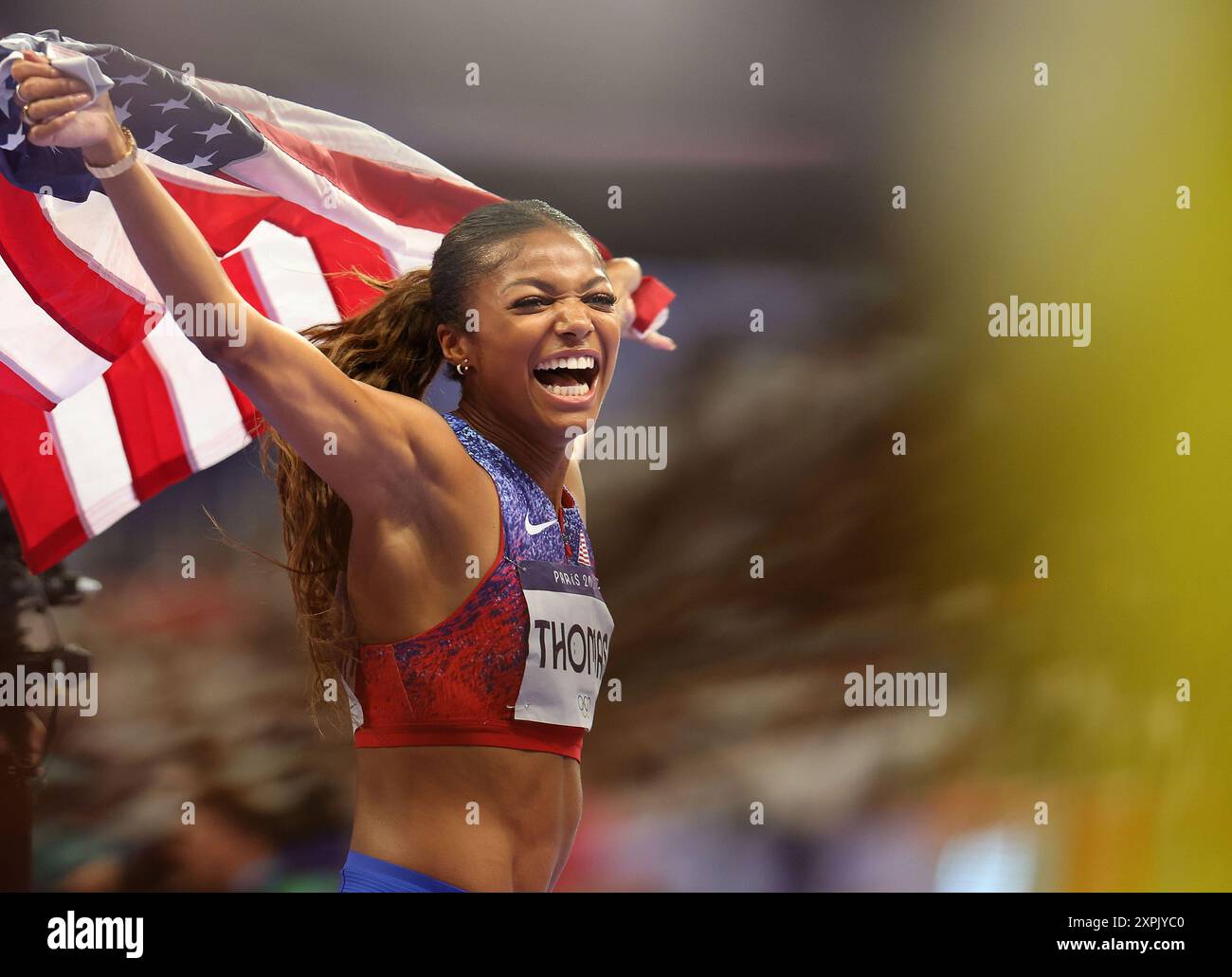 Paris, France. 6th Aug, 2024. Gabrielle Thomas of the United States ...