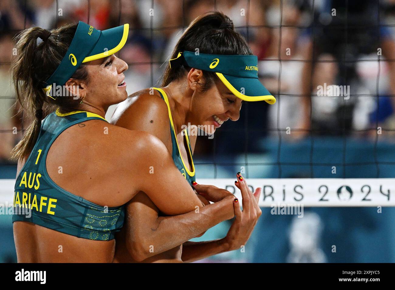 Paris, France. 06th Aug, 2024. Australian beach volleyball player ...