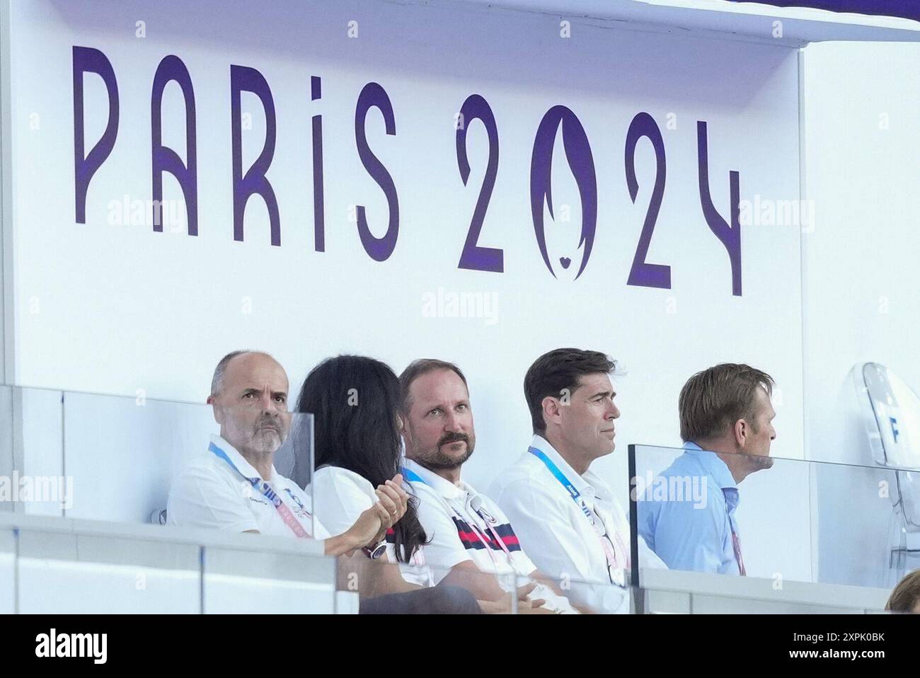 Paris, France 20240806. Norwegian Crown Prince Haakon is in place in ...