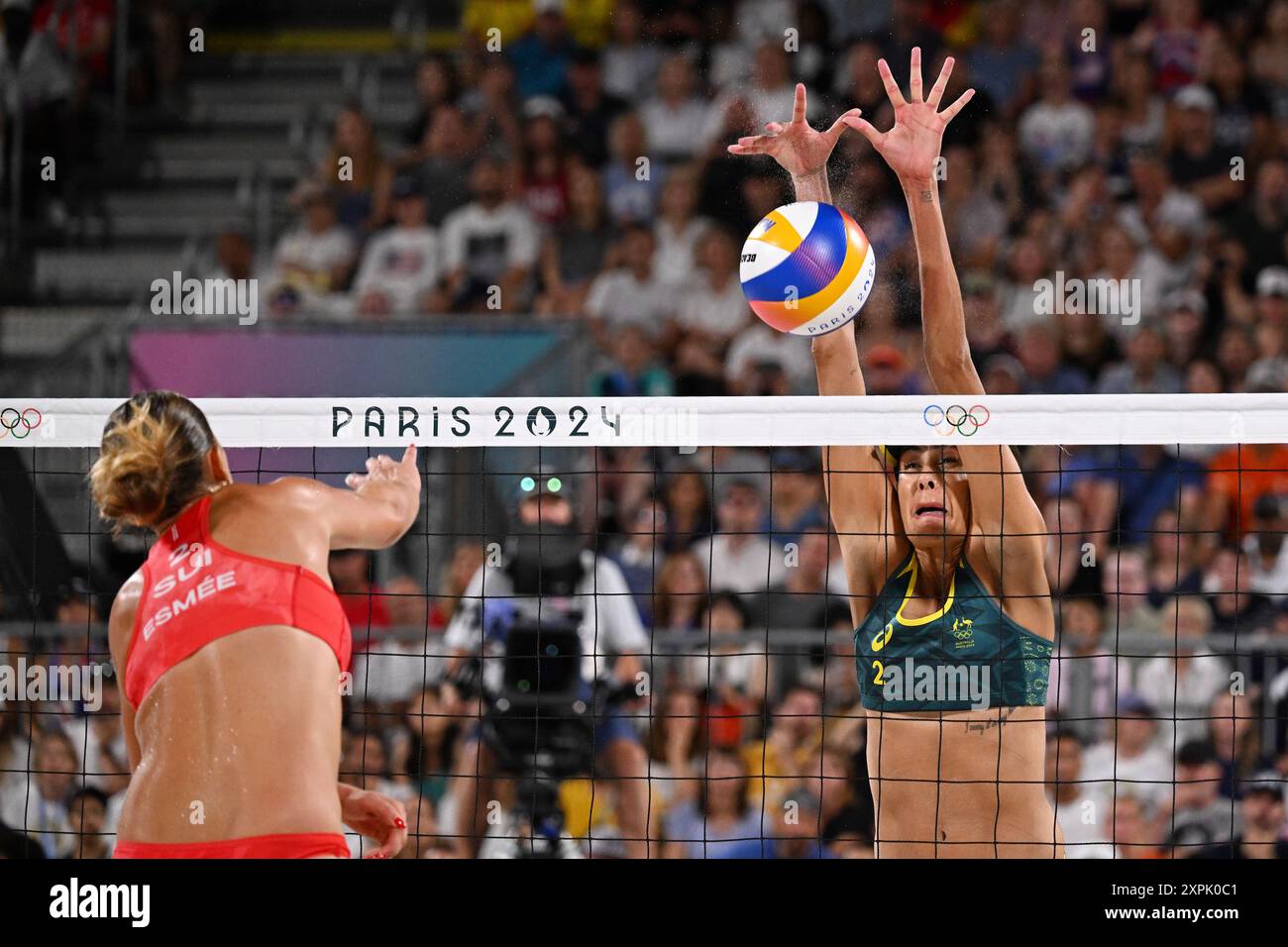 Paris, France. 06th Aug, 2024. Australian beach volleyball player ...