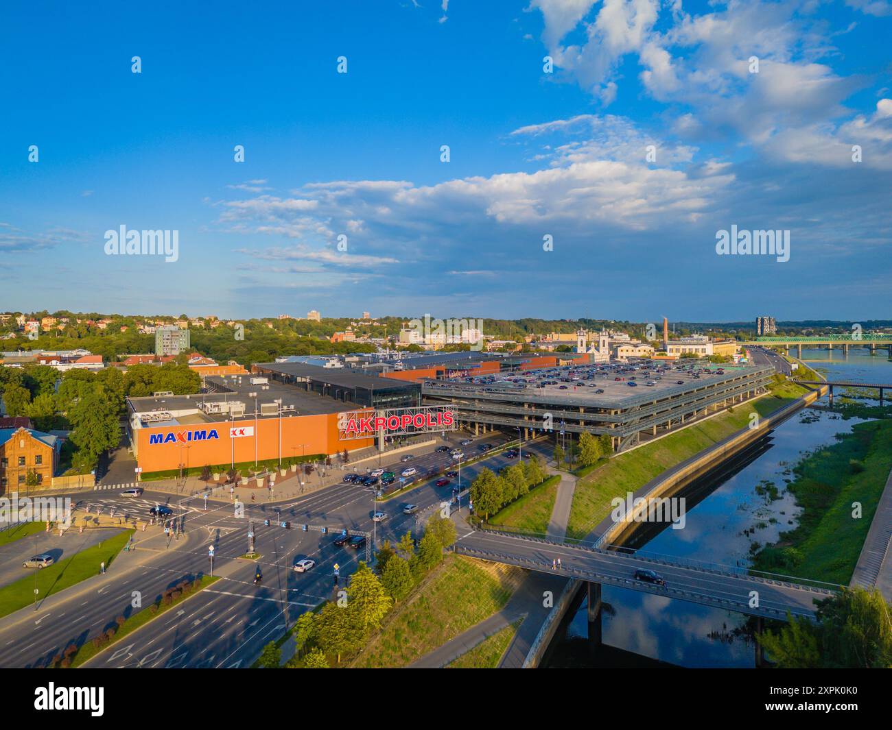 05 19 2024 - Kaunas, Lithuania. Akropolis shopping center. Big shopping ...